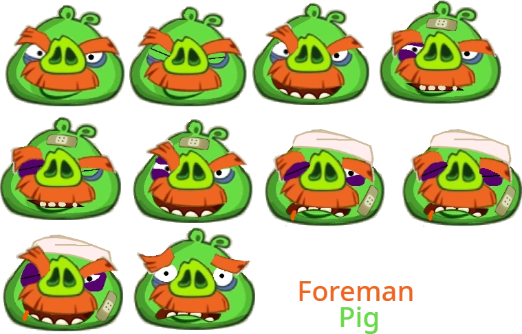 AB3: Foreman Pig Sprite Sheet | Fandom