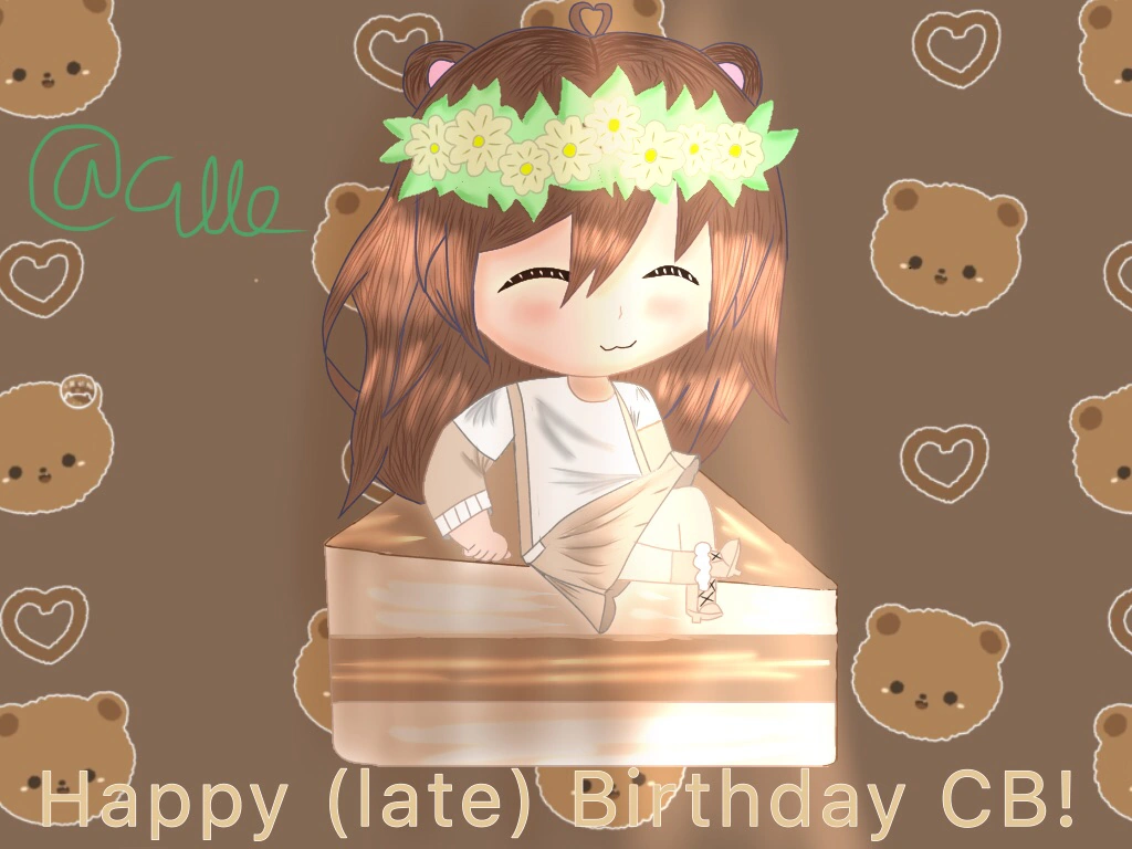 Here is a Birthday art that I drew from a few days ago of my friend's ...