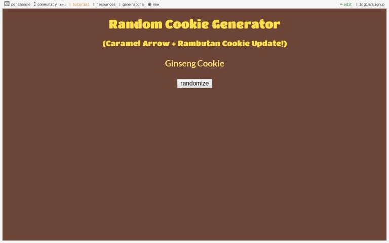 A Cookie randomizer? | Fandom