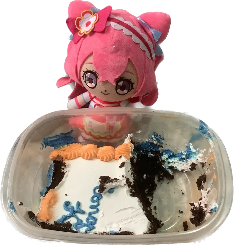 Cure precious and her cake in no background | Fandom