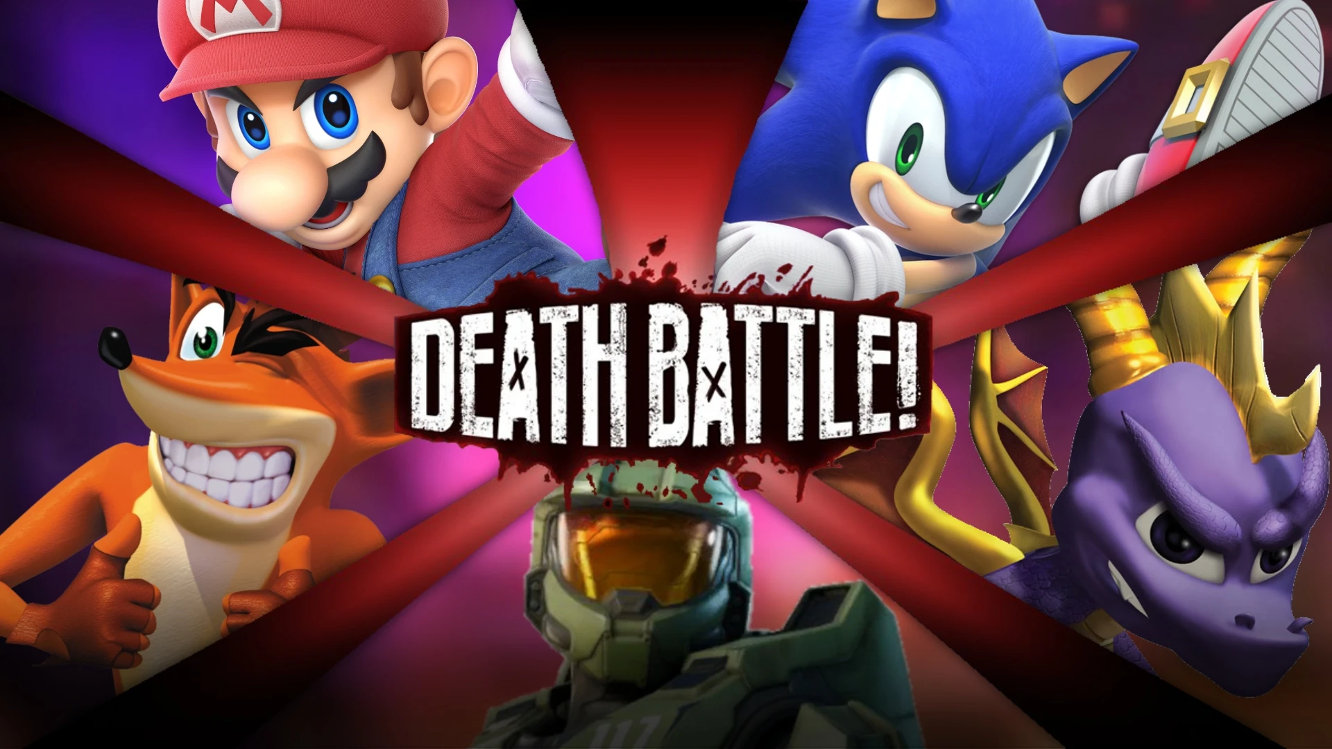 Mario vs Sonic vs Master Chief vs Crash vs Spyro | Fandom
