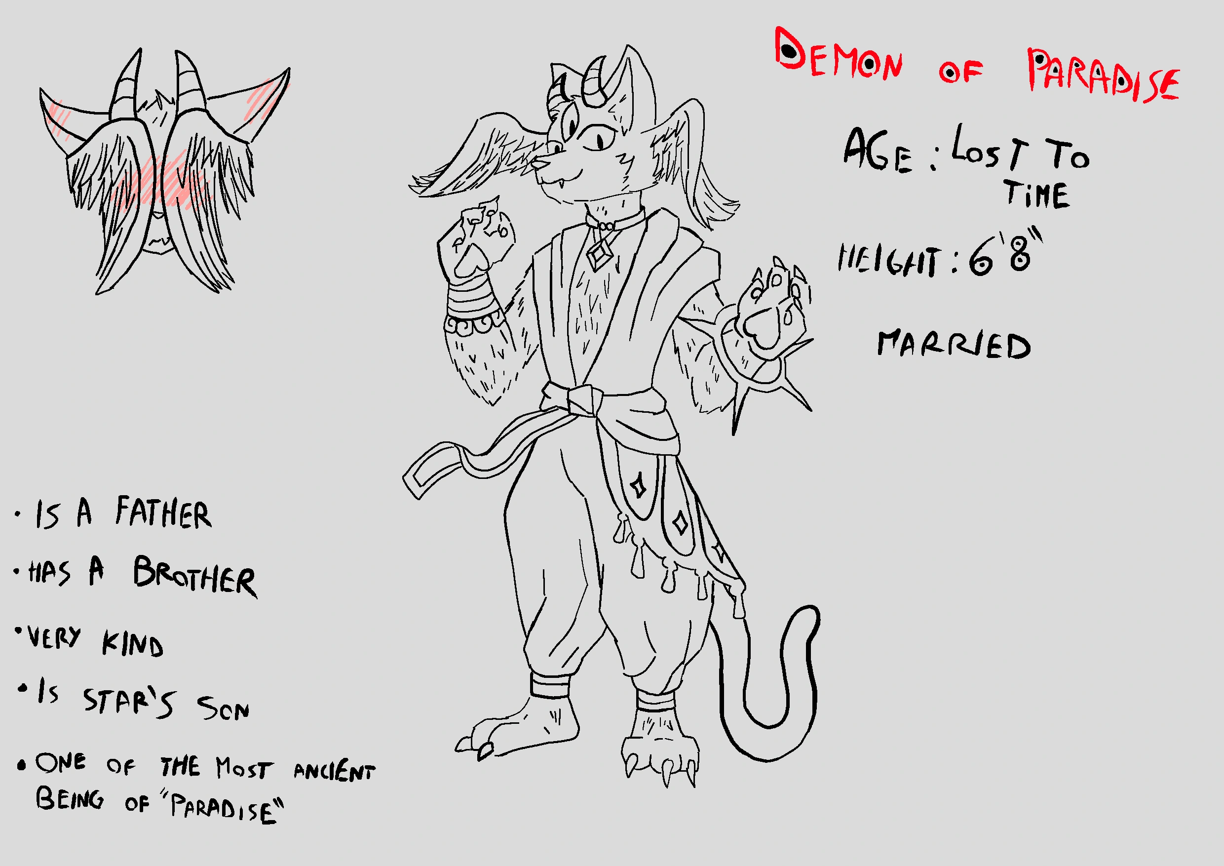 allright, people have spoken! Kaleb - the demon of paradise lore ...