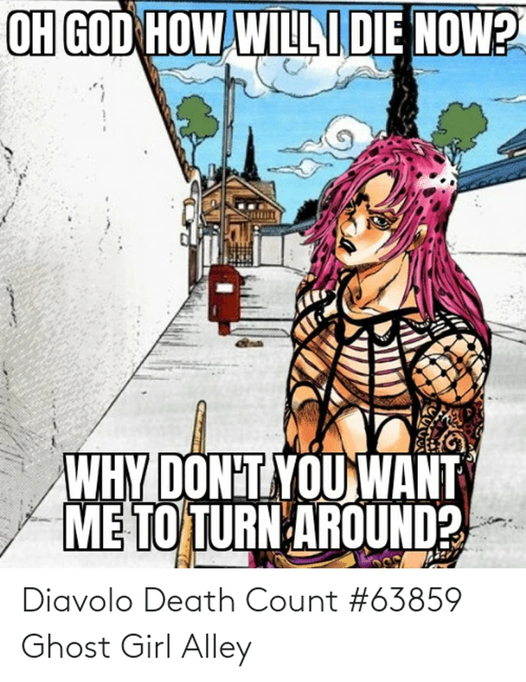 I searched the internet for Diavolo's countless deaths' images and found these: | Fandom