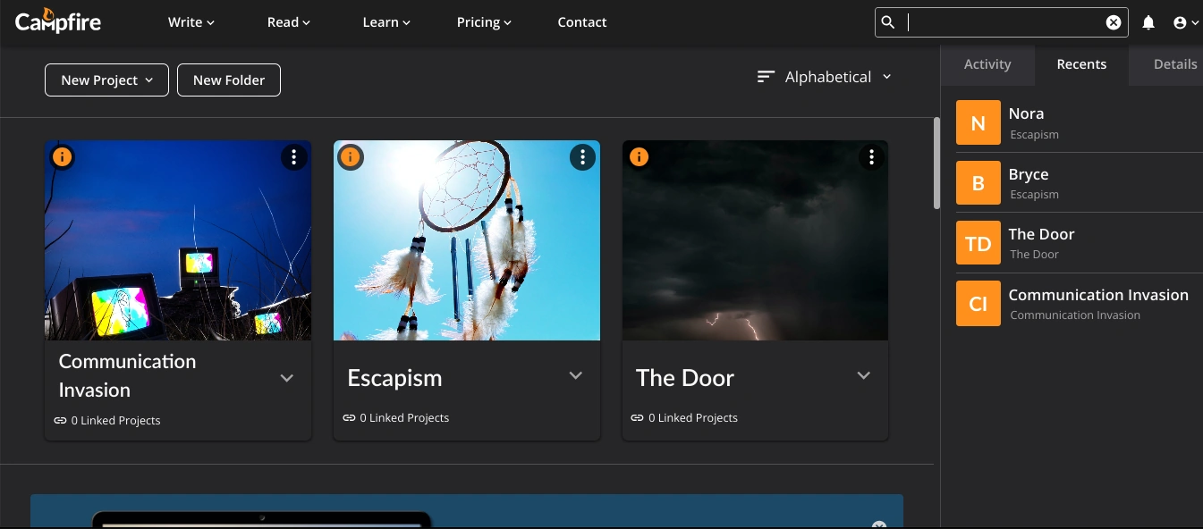 My projects on Campfire | Fandom