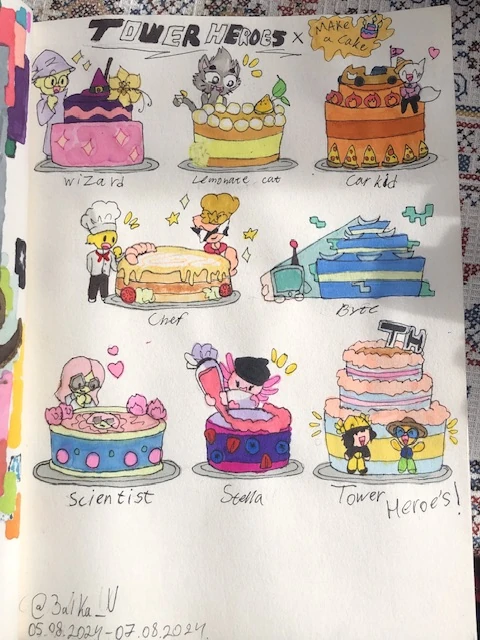 Who want to eat this amazing cakes with the best heroes? | Fandom