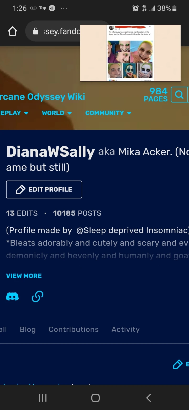 I'm close to 10k posts. | Fandom