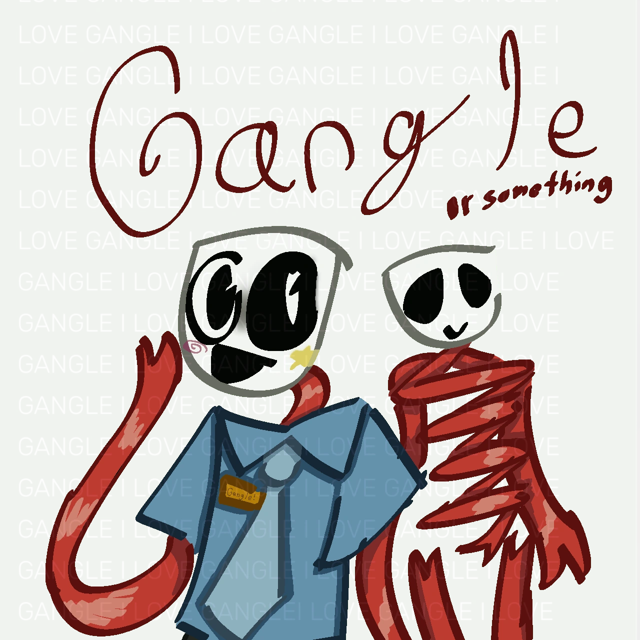 I drew Gangle (I promise I’ll stop being off topic now I’m sorry) | Fandom