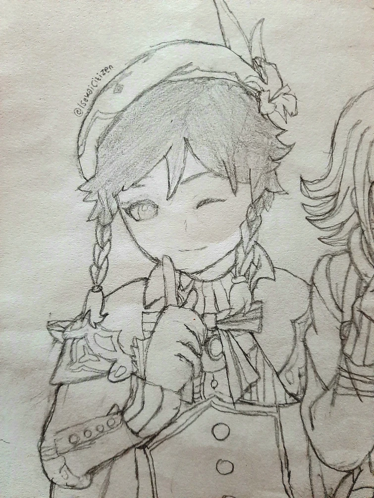 a venti drawing that i made :) | Fandom