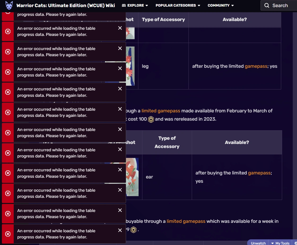 Help - Warning spam | Fandom