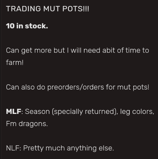 TRADING MUT POTS! | Fandom