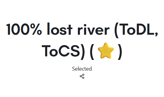 TOWER TRAUMA: 100% LOST RIVER | Fandom