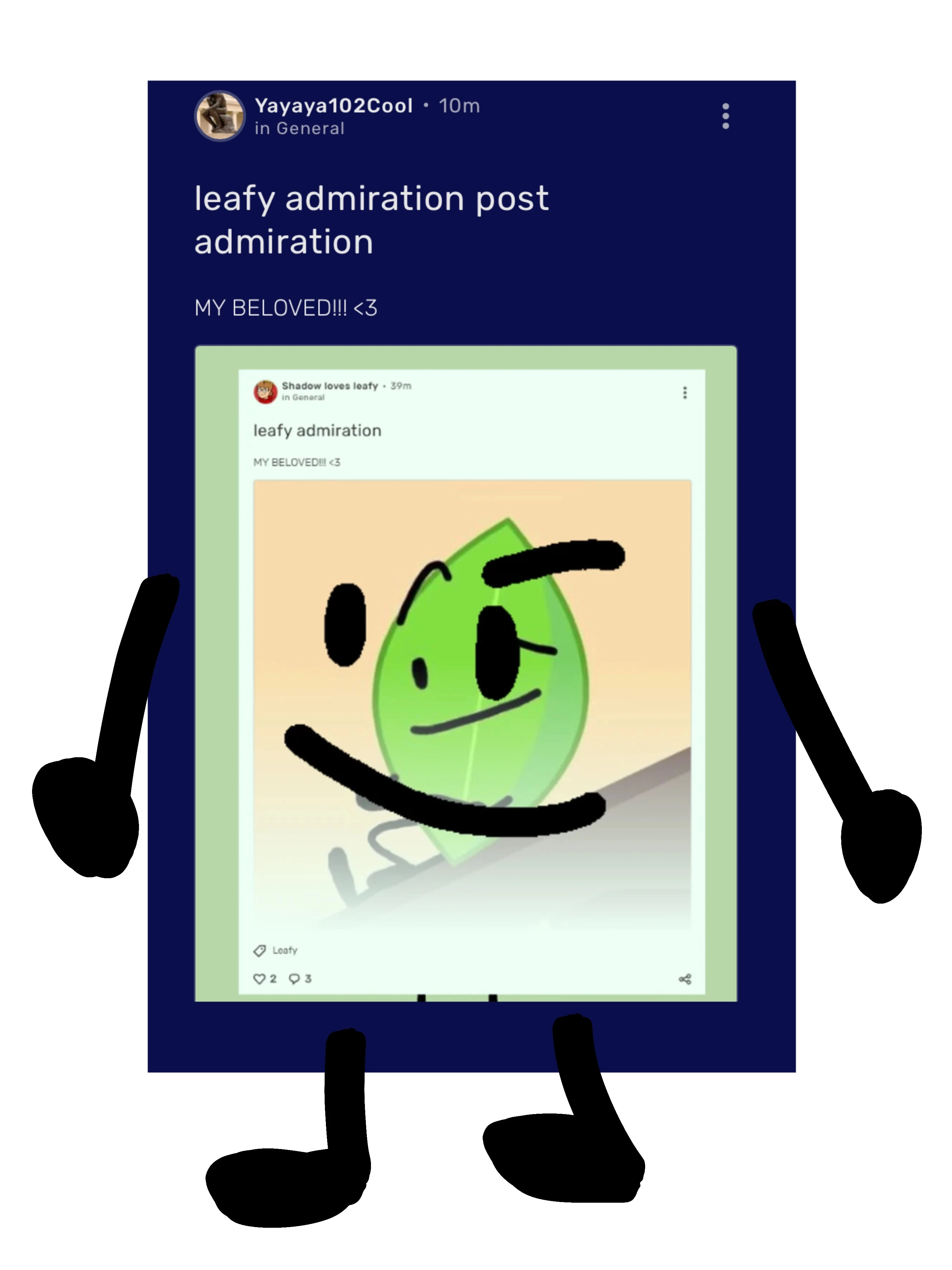 Leafy admiration post admiration post admiration | Fandom