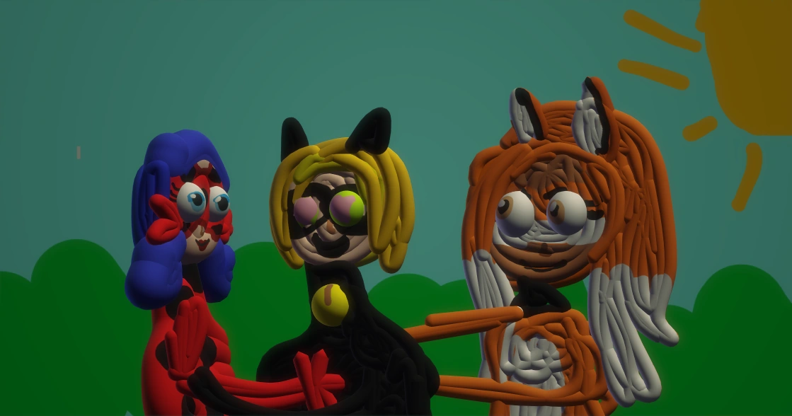 Ladybug, Cat Noir and Rena Rouge! | Fandom