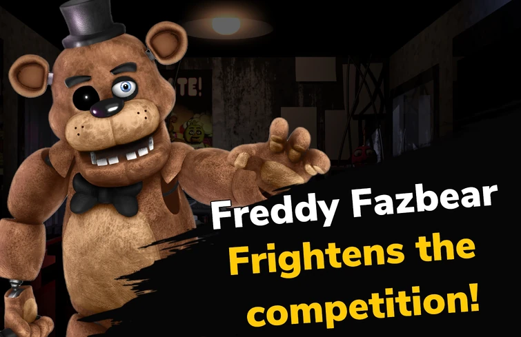Freddy Fazbear frightens the competition! (Character concept) (Remake ...