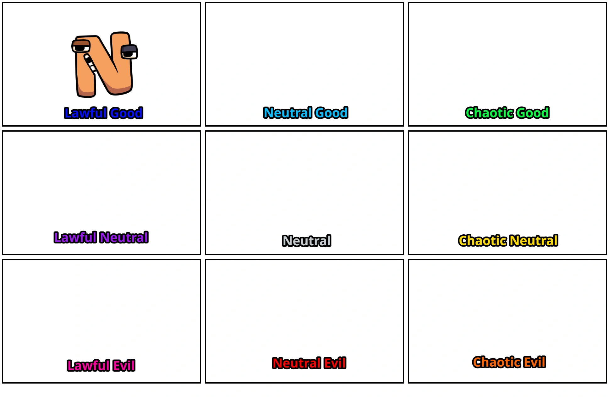 Who is the neutral good character in Alphabet Lore world? | Fandom