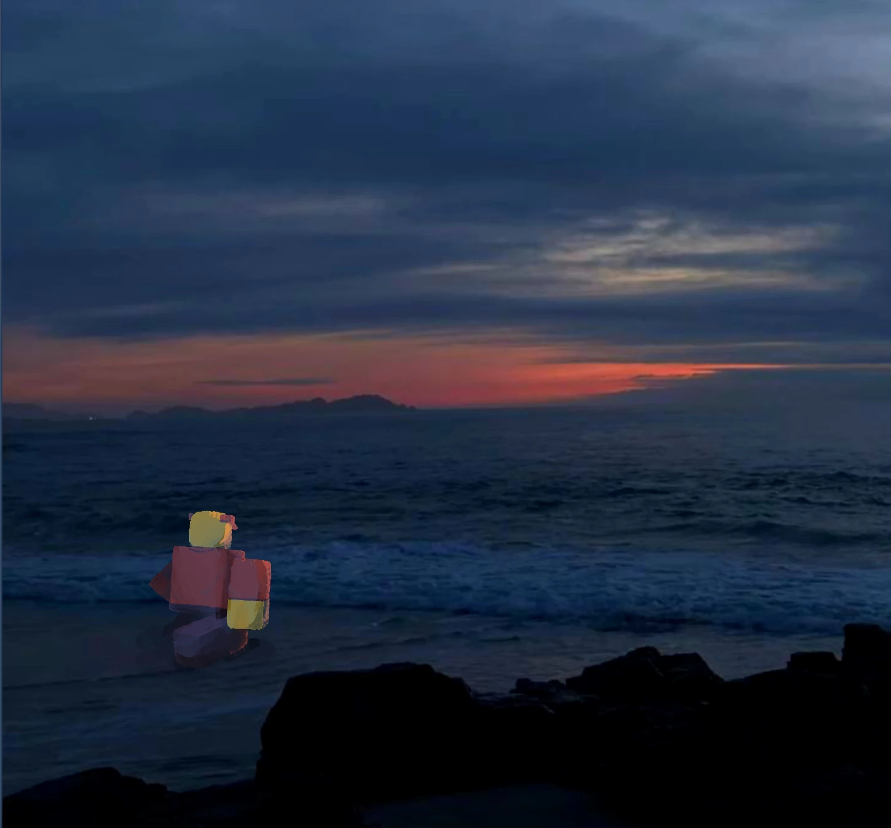 Elliot watches the ocean | Fandom