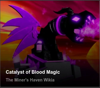 I kinda like the new design of the catalyst of blood magic | Fandom