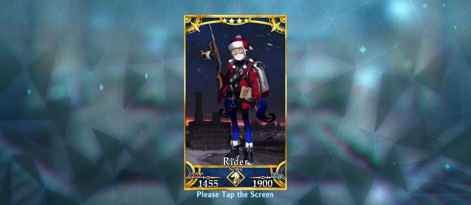 Okay, I just received the Nemo Santa permanently. | Fandom