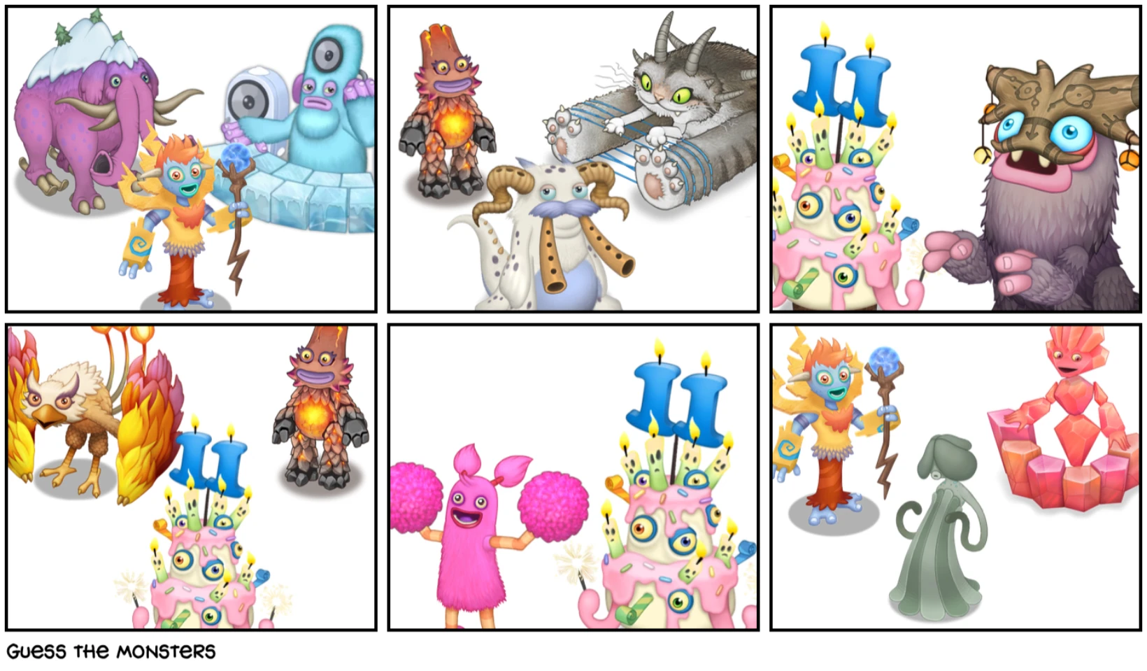 Guess the monster by the monsters that represent them. | Fandom