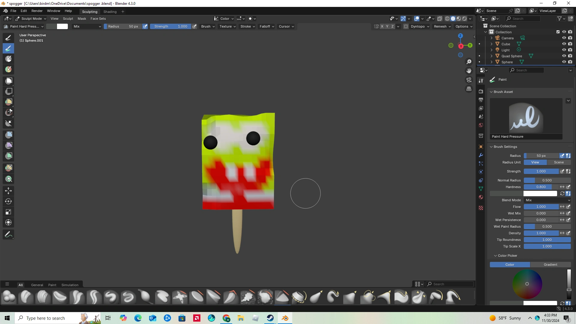 !!!TRYPOPHOBIA WARNING!!! I finished spogger's popsicle and true form ...