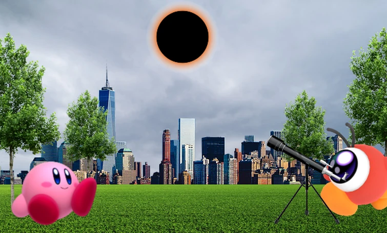 Kirby and the solar Eclipse | Fandom