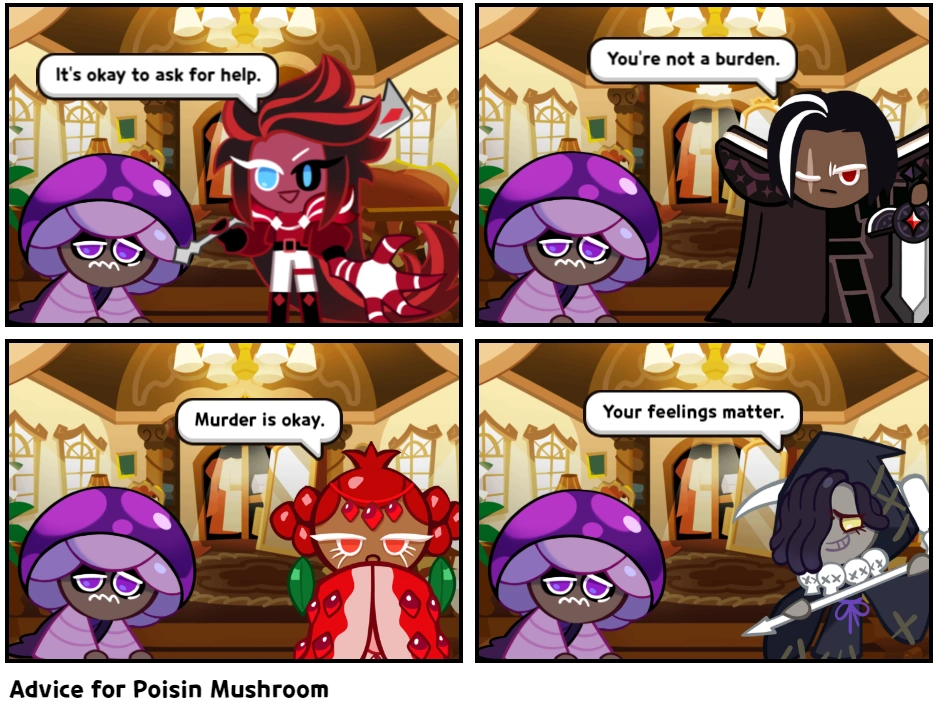 Advice for Poison Mushroom Cookie | Fandom
