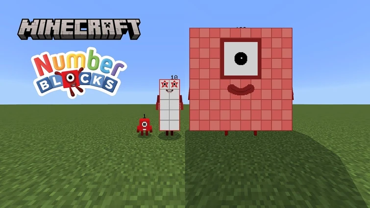 Numberblocks in Minecraft 0-100 but only official Numberblocks | Fandom