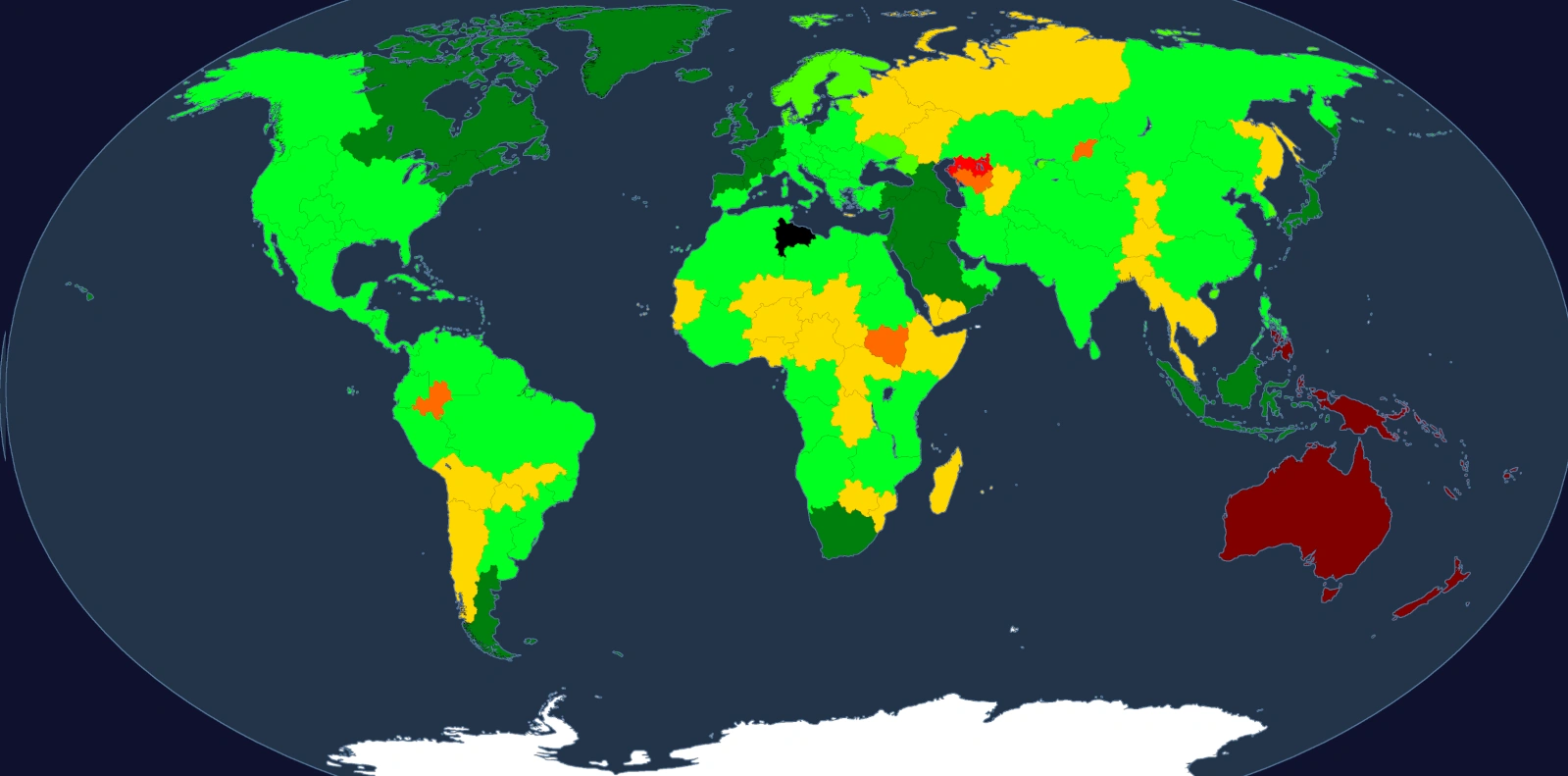 updated quality of life map | Fandom