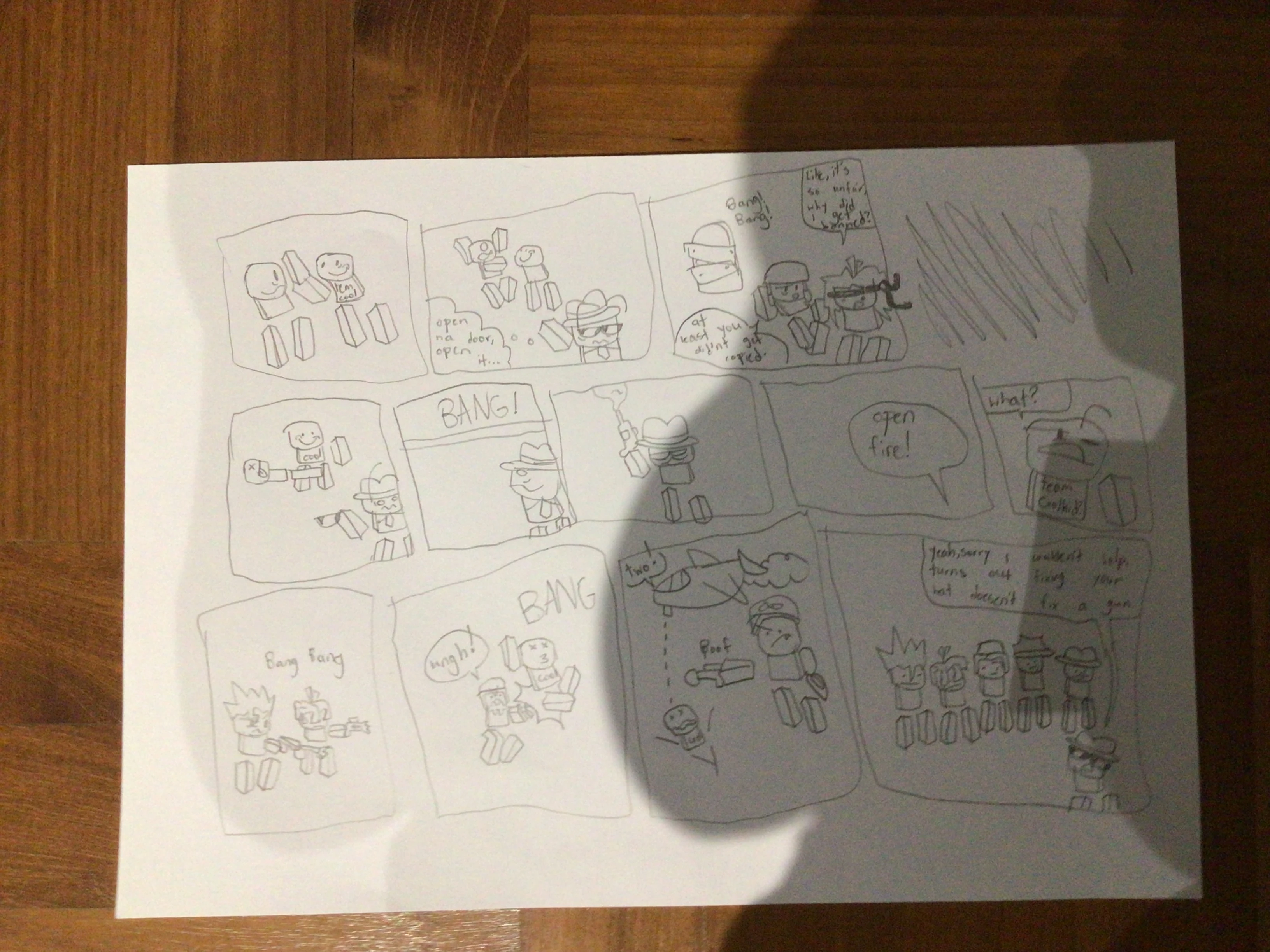 Forsaken X the battle bricks (my real life paper drawing is better so I ...