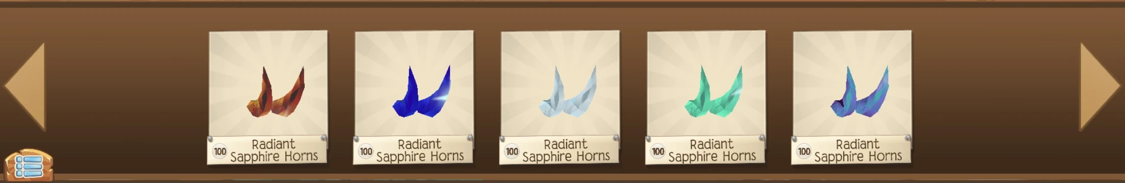 I've got 100 radiant sapphire horns! | Fandom