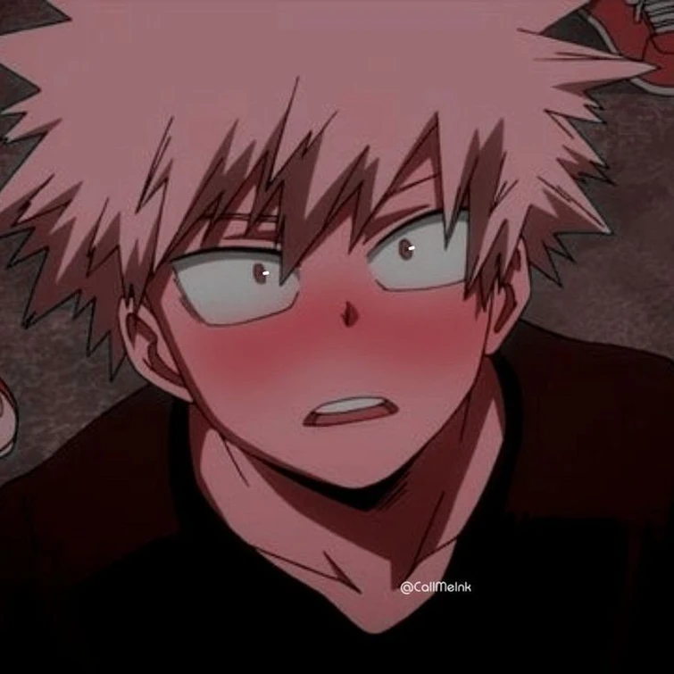 Bakugo blushing | Fandom