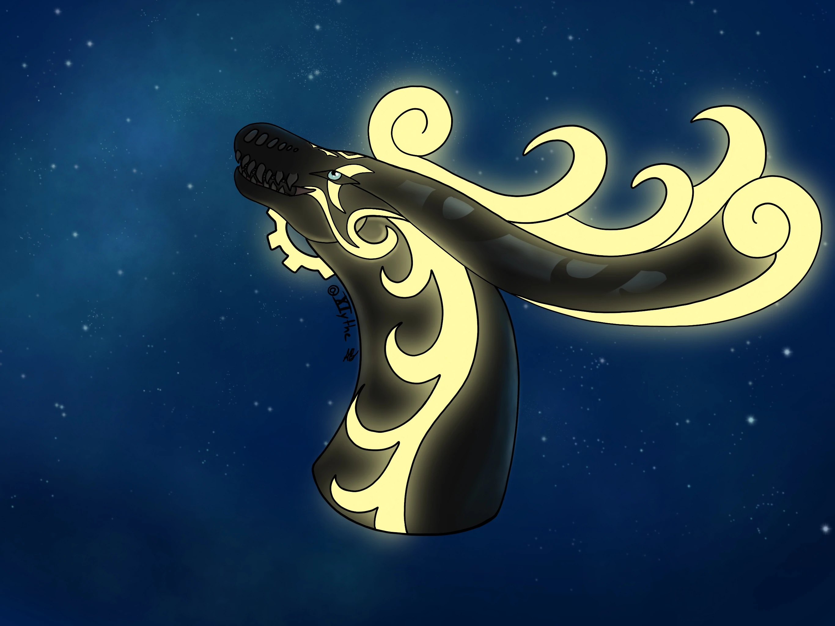 Art trade finished for Noodle the cat of their lovely Stymelisk! : D ...