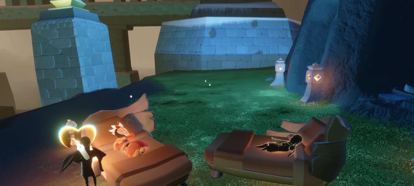 The guys set up a chill zone | Fandom