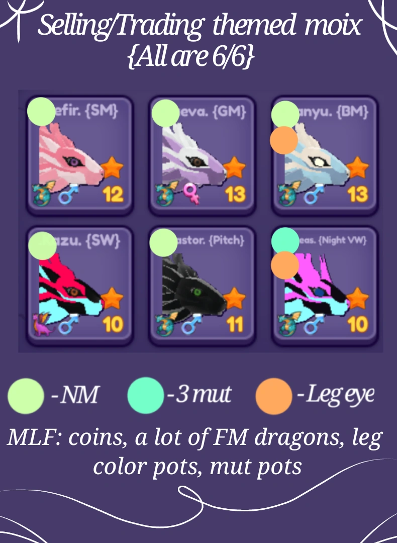 Selling/Trading themed moix | Fandom