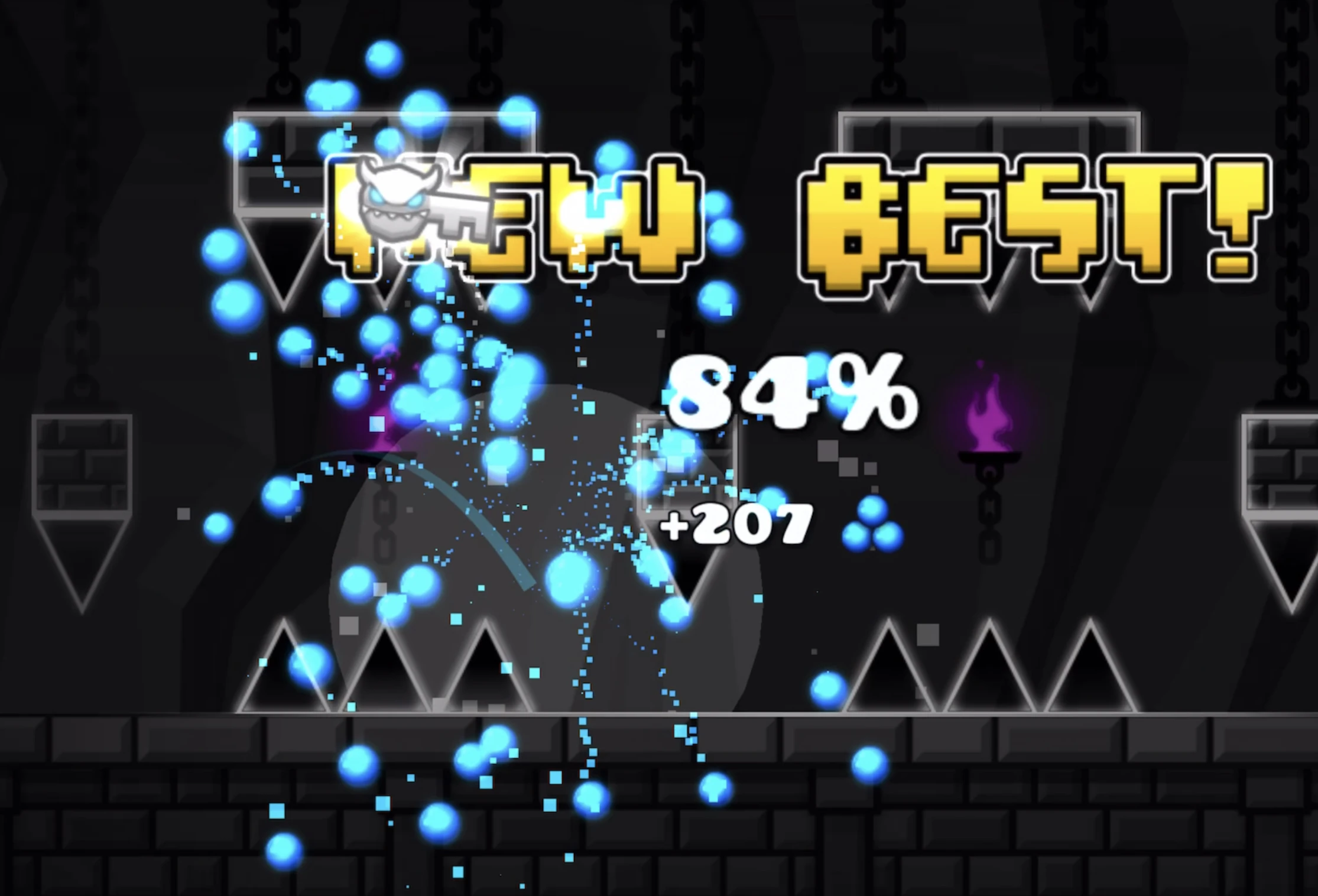 I fluked 37 triple spikes in geometry dash | Fandom