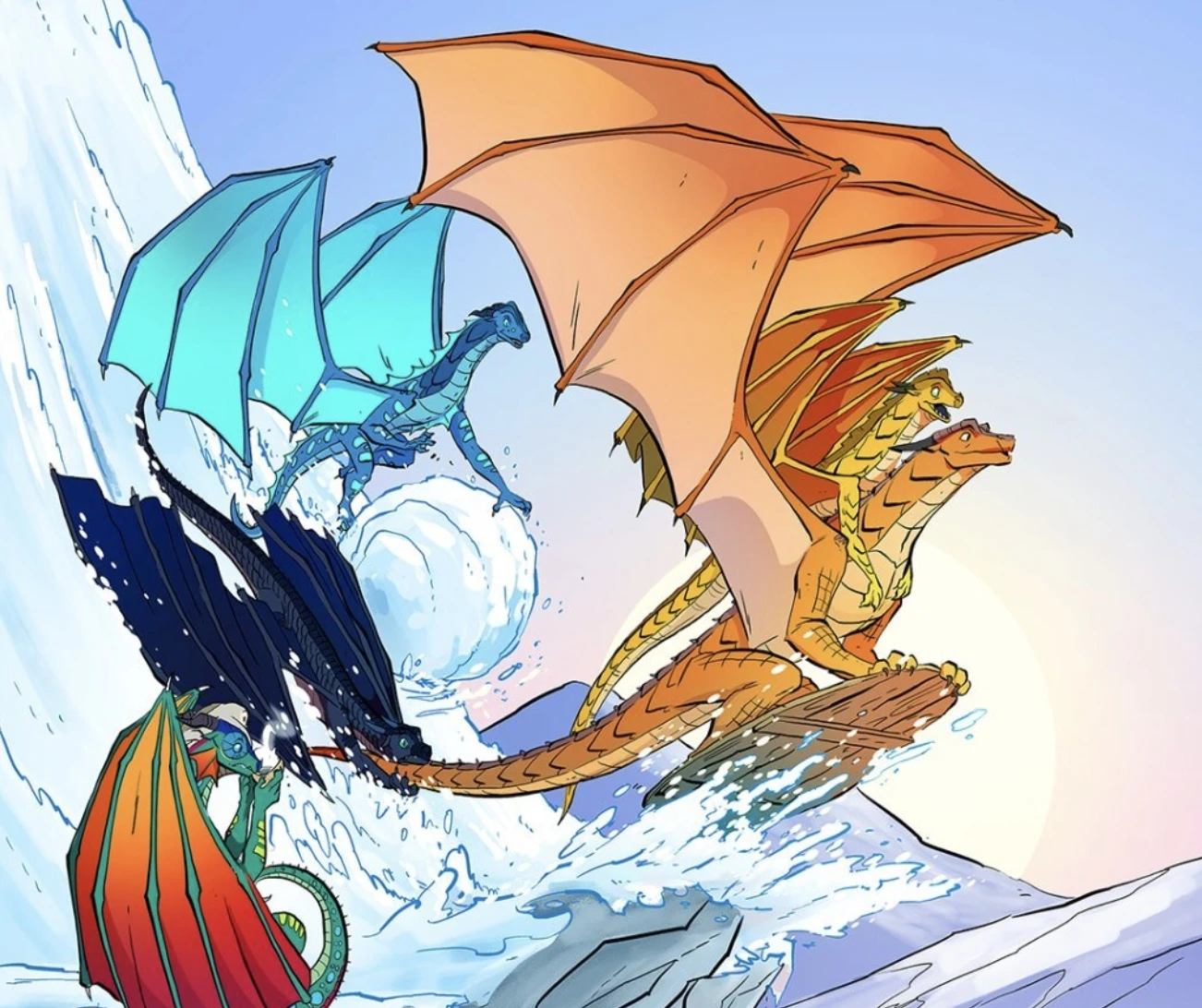 Dragon snow holiday | Fandom