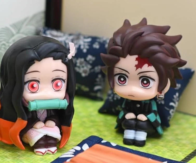 Chibi tanjiro and nezuko sitting | Fandom