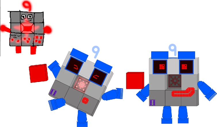 Robotic Numberblocks 8-9 | Fandom