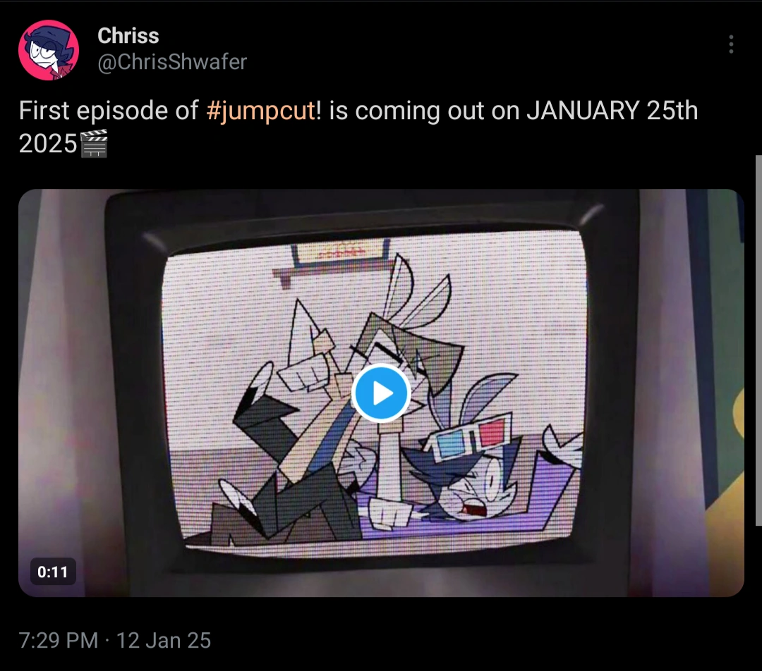 ChrisShwafer's Jumpcut! episode 1 comes out on January 25th 2025 | Fandom