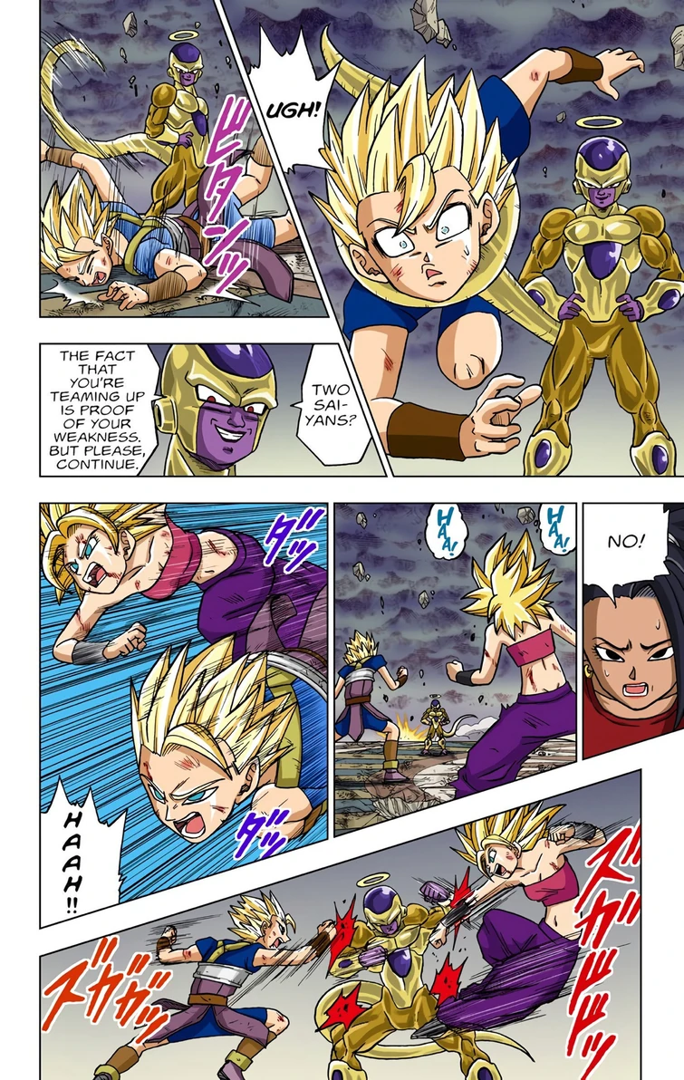 Whoever says manga Caulifla and Kale are better than anime are not ...