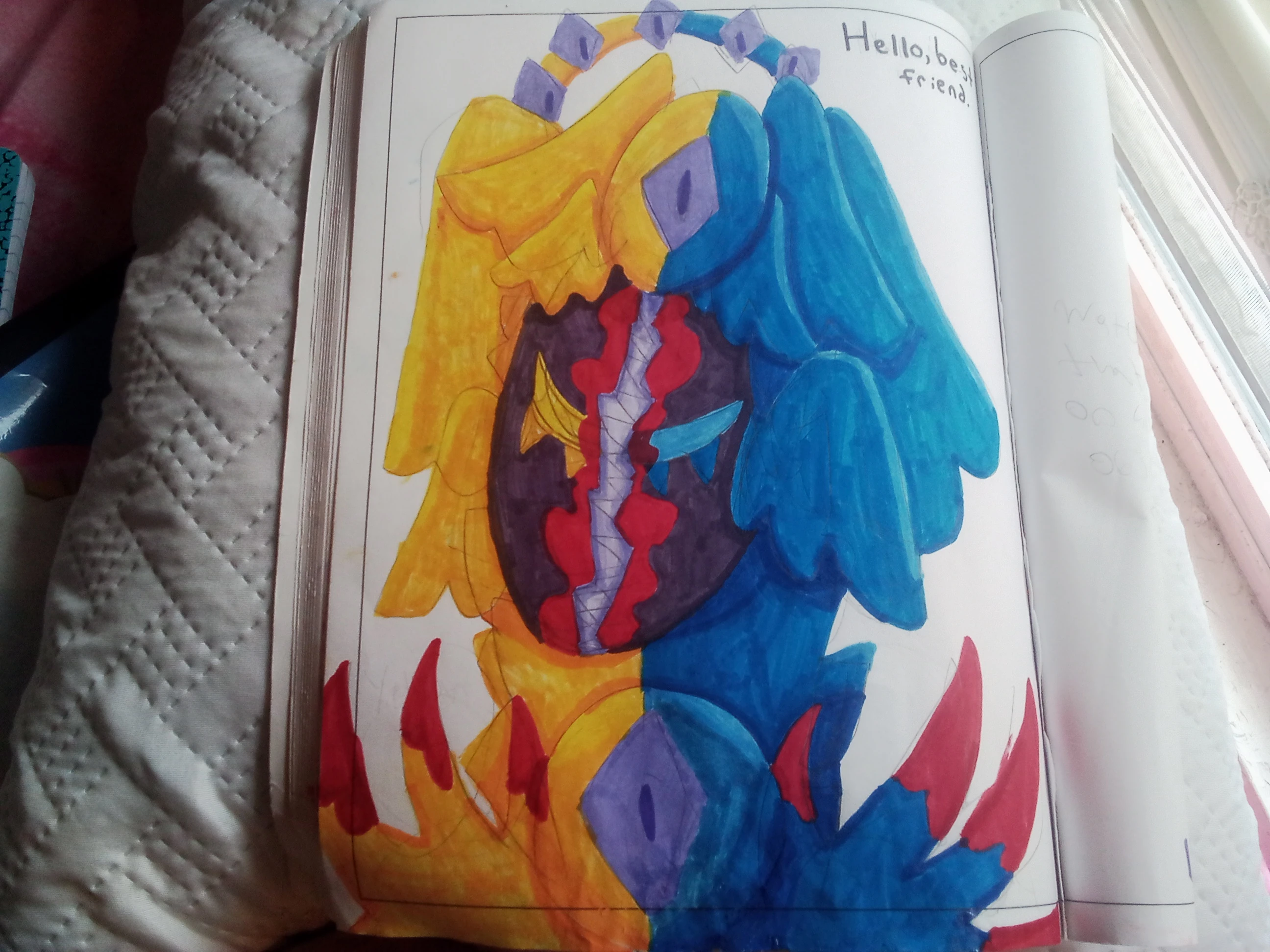 he eated red sharpie marker | Fandom