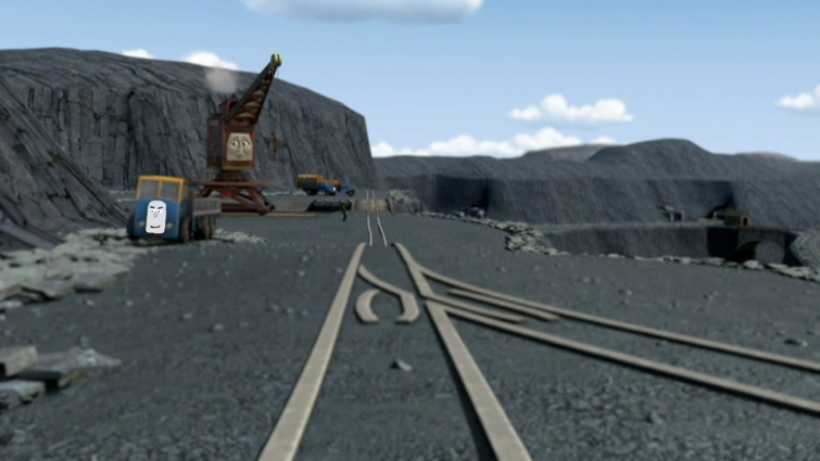 if the blue mountain quarry vehicles had faces | Fandom