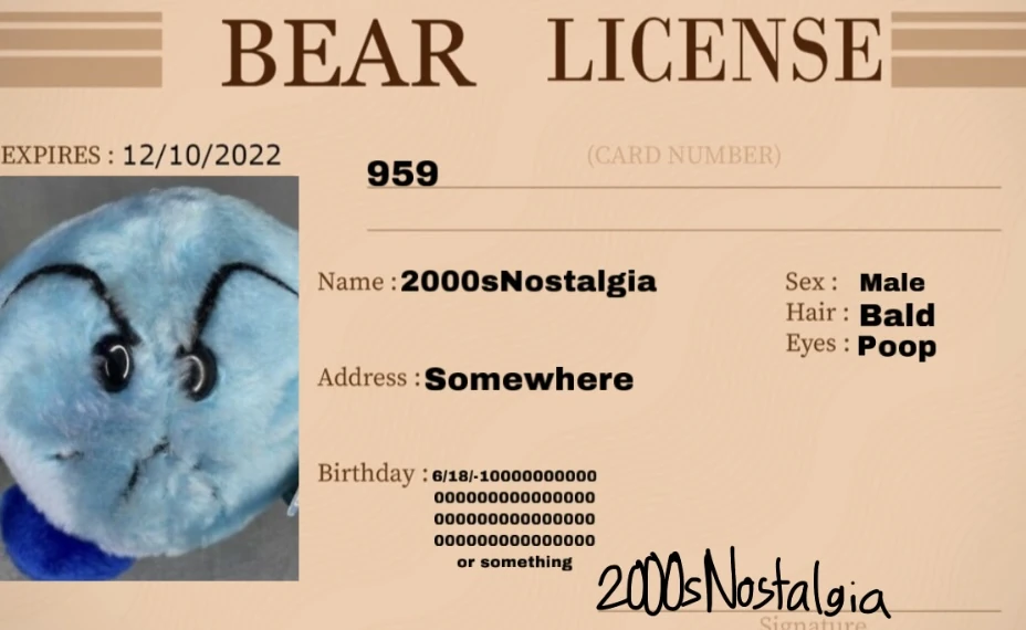 My bear id I guess | Fandom