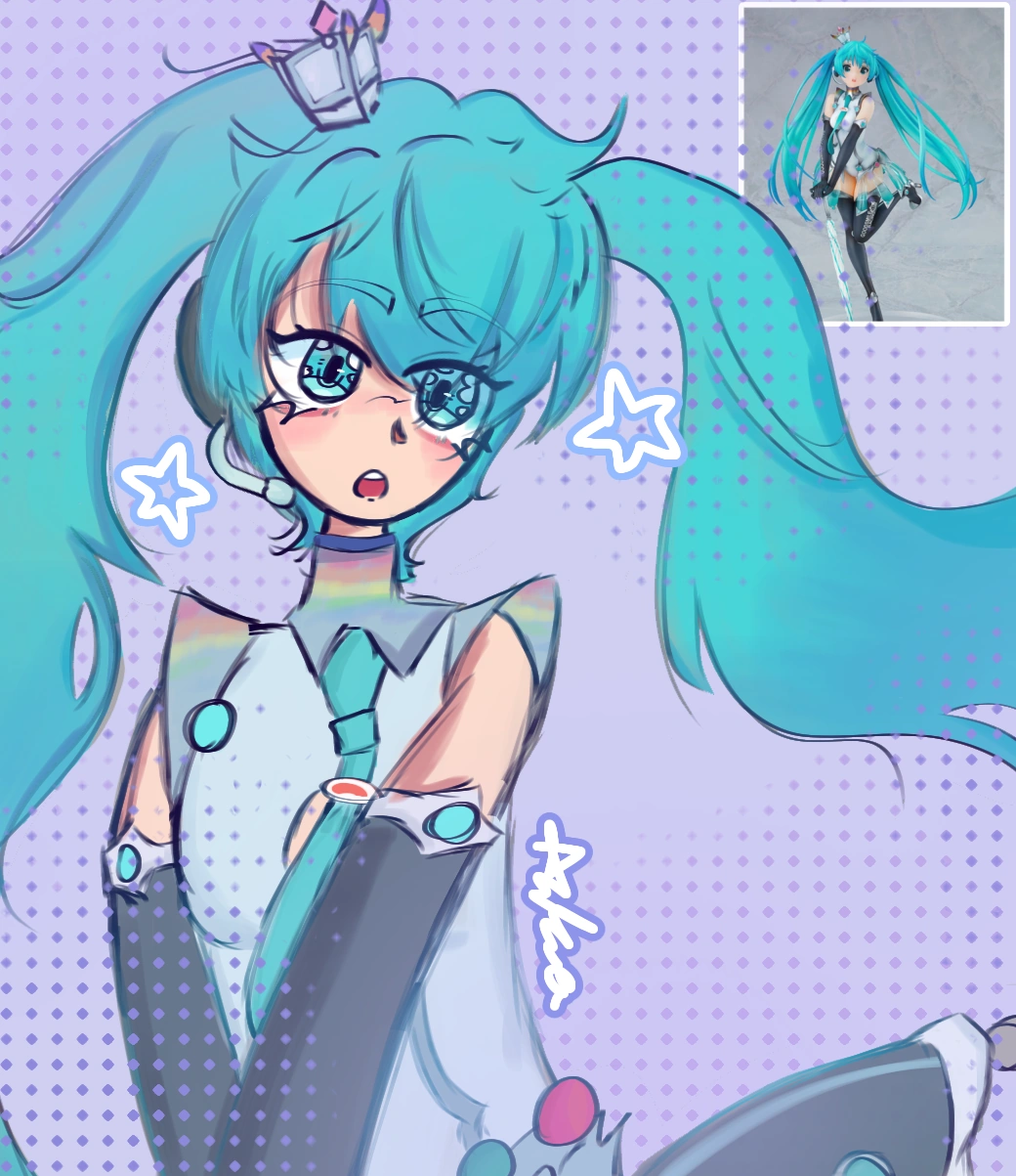MIKUUUUUUUUUUU☆!!! × AWKWA ART !! | Fandom