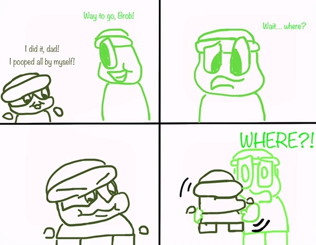 a totally hilarious comic about crap | Fandom