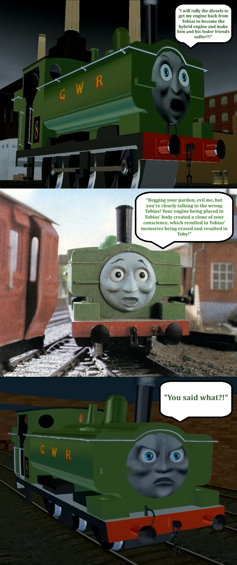 Duck telling Montague the truth about Toby/Tobias | Fandom