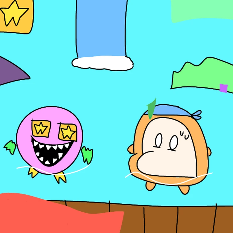 Wrong Warp but with DR0WN1NG (New oc) and Bandana Waddle Dee | Fandom