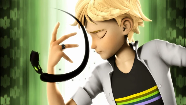 The first time we saw Adrien's sad transformation wasn't in season 4 ...