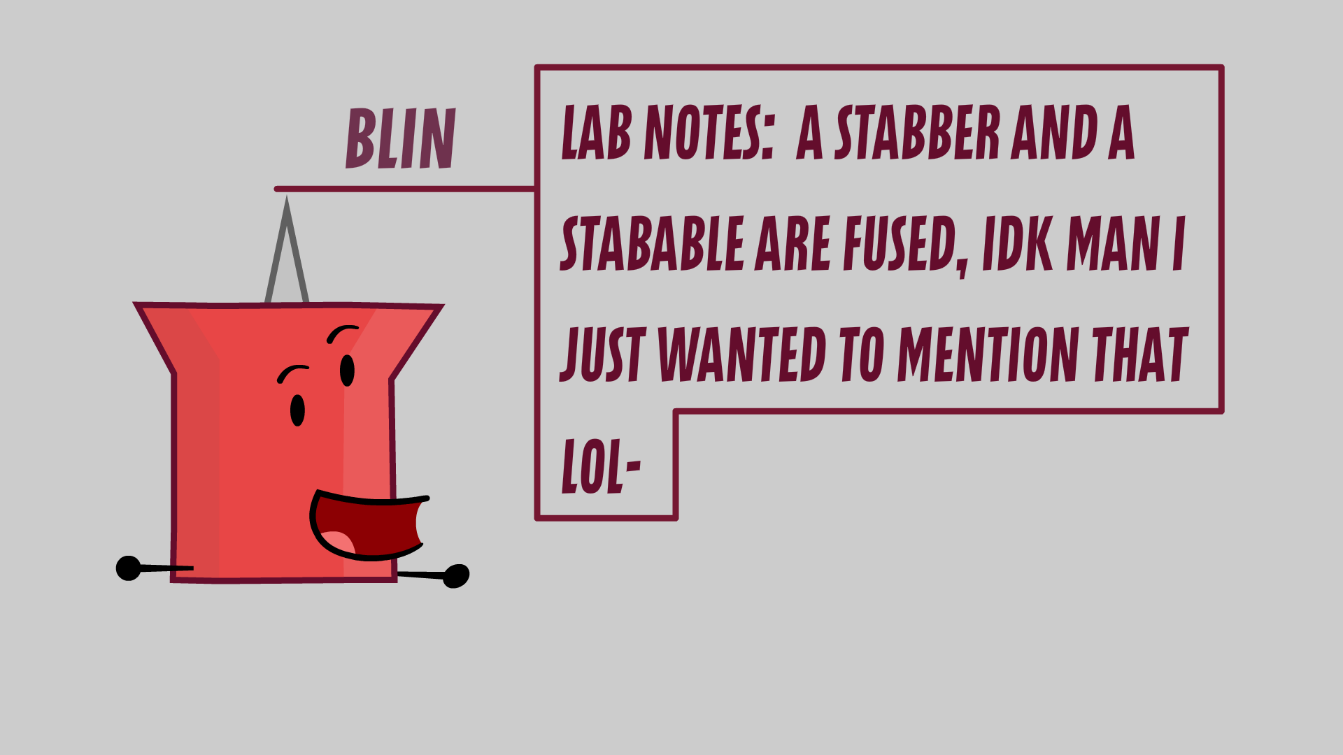 BFDI fusions: blin | Fandom