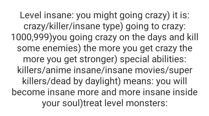Treat level: insane | Fandom